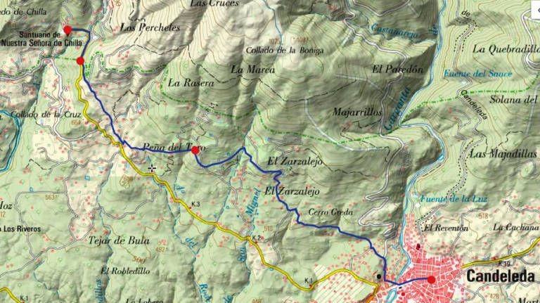 Red de senderos homologados - Ayuntamiento de Candeleda